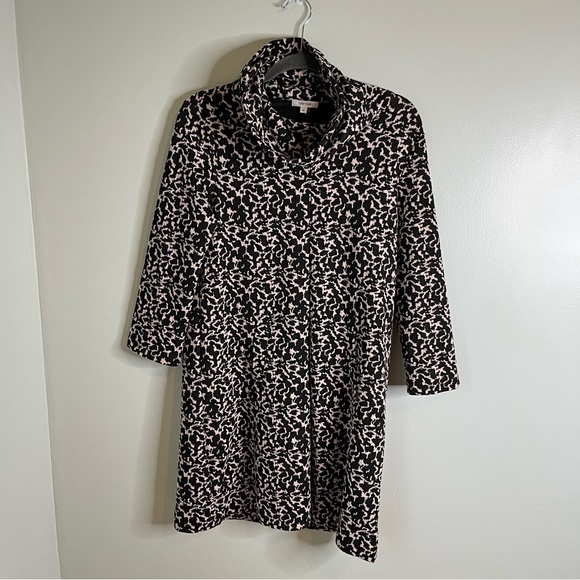 Tyler Boe | Dresses | Tyler Boe Kim Dress Cowl Neck Animal Print Aline ...